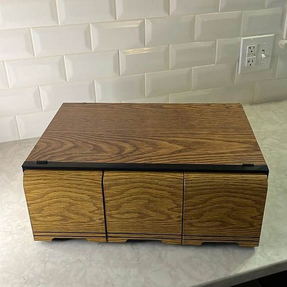 Unbranded | Media | Vtg 3 Drawer 6 Cd Storage Holder Organizer Faux ...